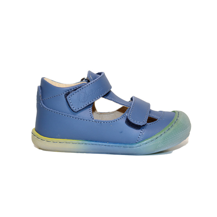 Shop Puffy Calf Sole Shaded Azure Shoes | Bambino Fine Shoes